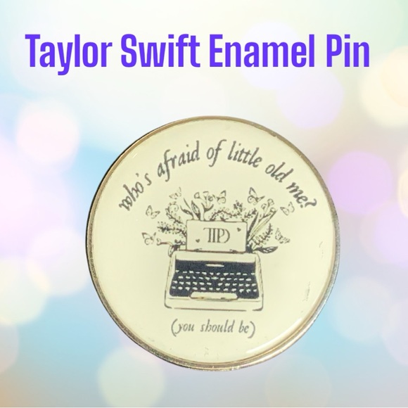Taylor Swift | Jewelry | Taylor Swift Metal And Enamel Pin New | Poshmark